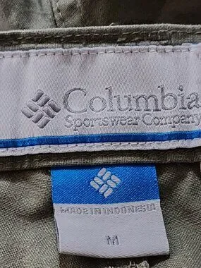 Columbia | Shorts | Columbia Pfg Green Cotton Retro Utility Cargo ...